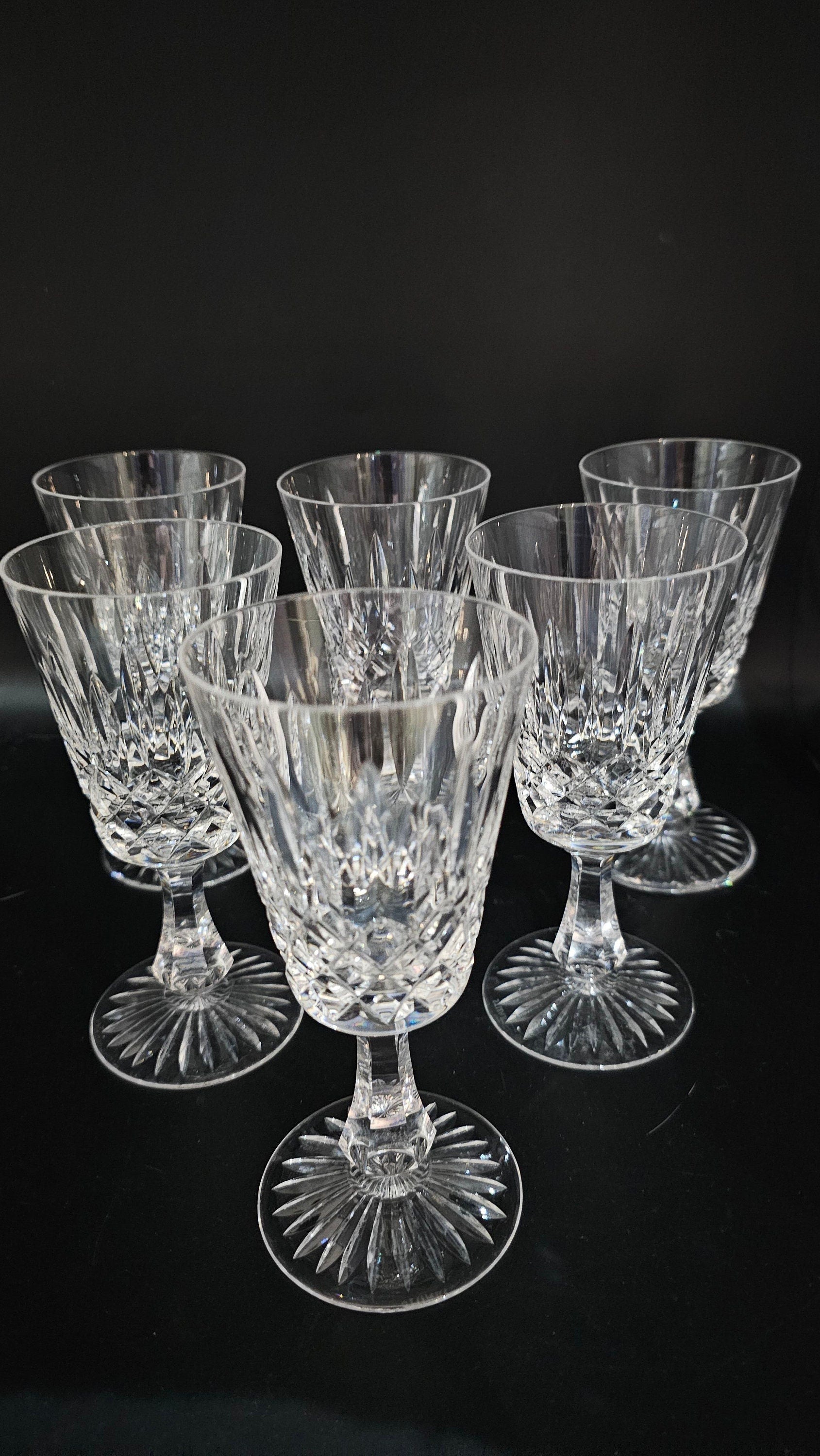 Stuart Crystal Glendevon Pattern Crystal Wine Glasses, Set of 6 ...